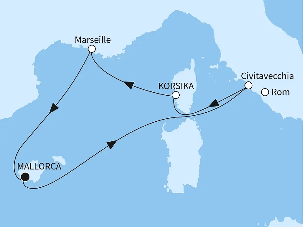 Willkommensreise mit Korsika - ab/bis Palma - Angebot der Woche - Mein ...
